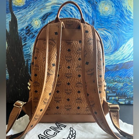 MCM | Bags | Mcm Stark Side Stud Medium Backpack | Poshmark